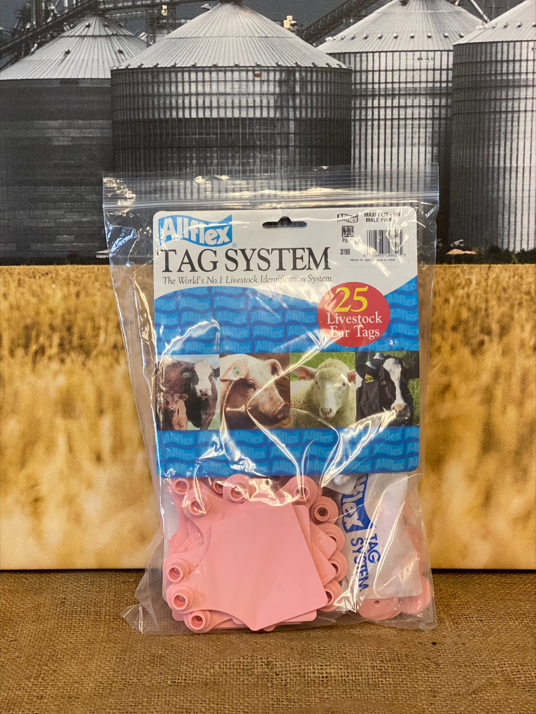 Allflex Ear Tags With Button Blank, PINK – macagsupply